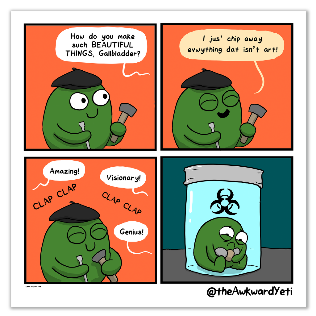 Gallbladder Cartoon I Made These