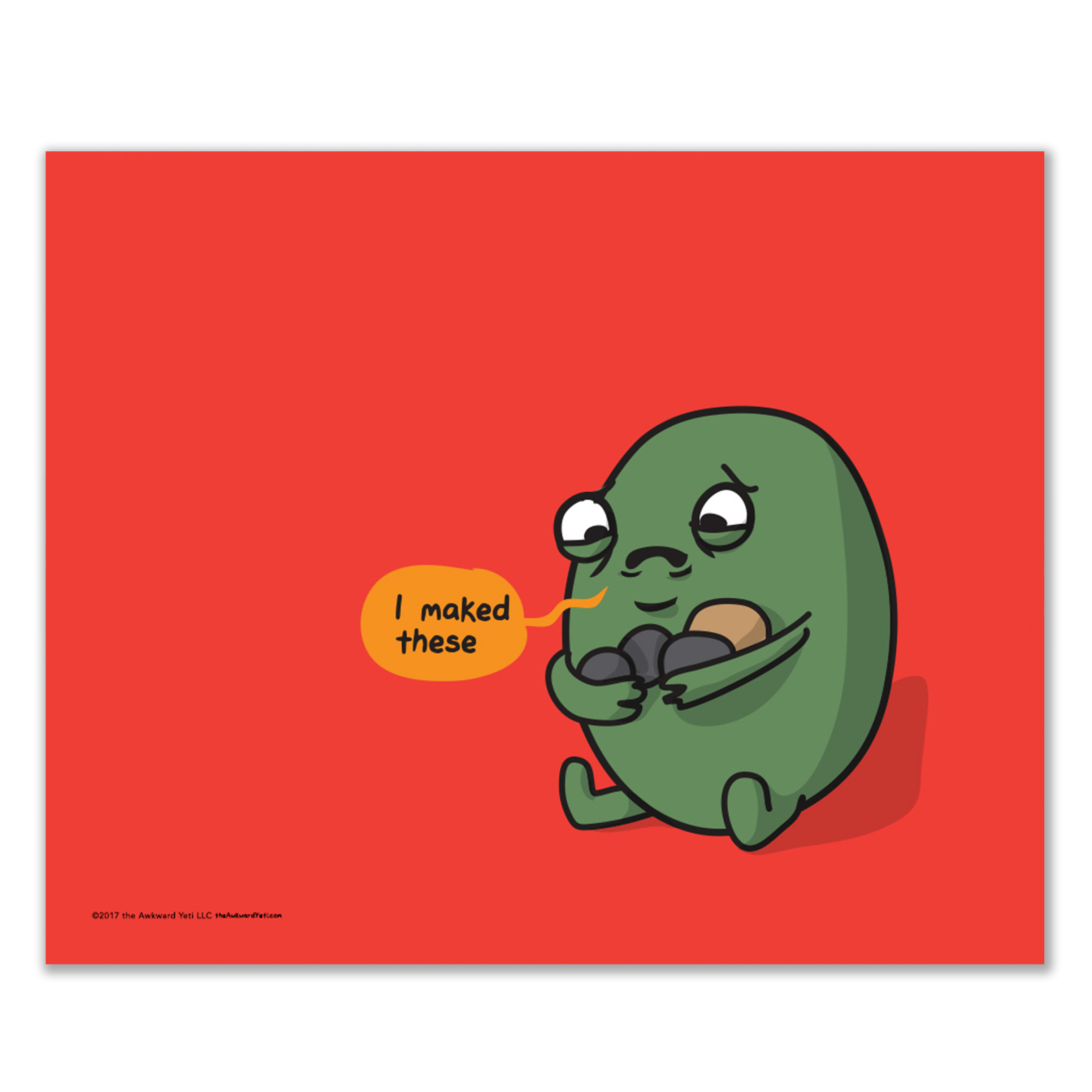 "I maked these" Sad Gallbladder Print – the Awkward Store