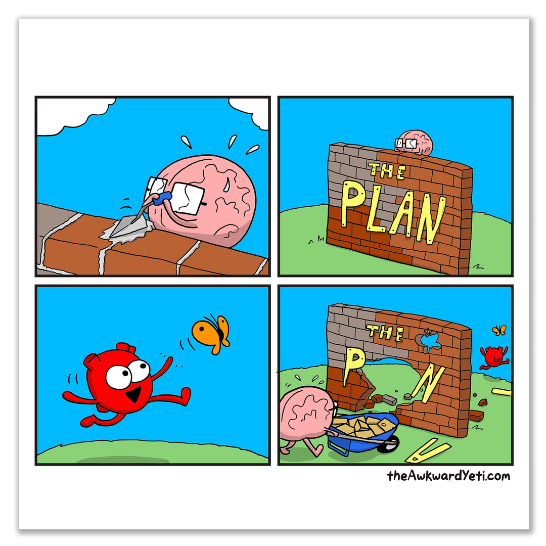 "The Plan" Print – the Awkward Store